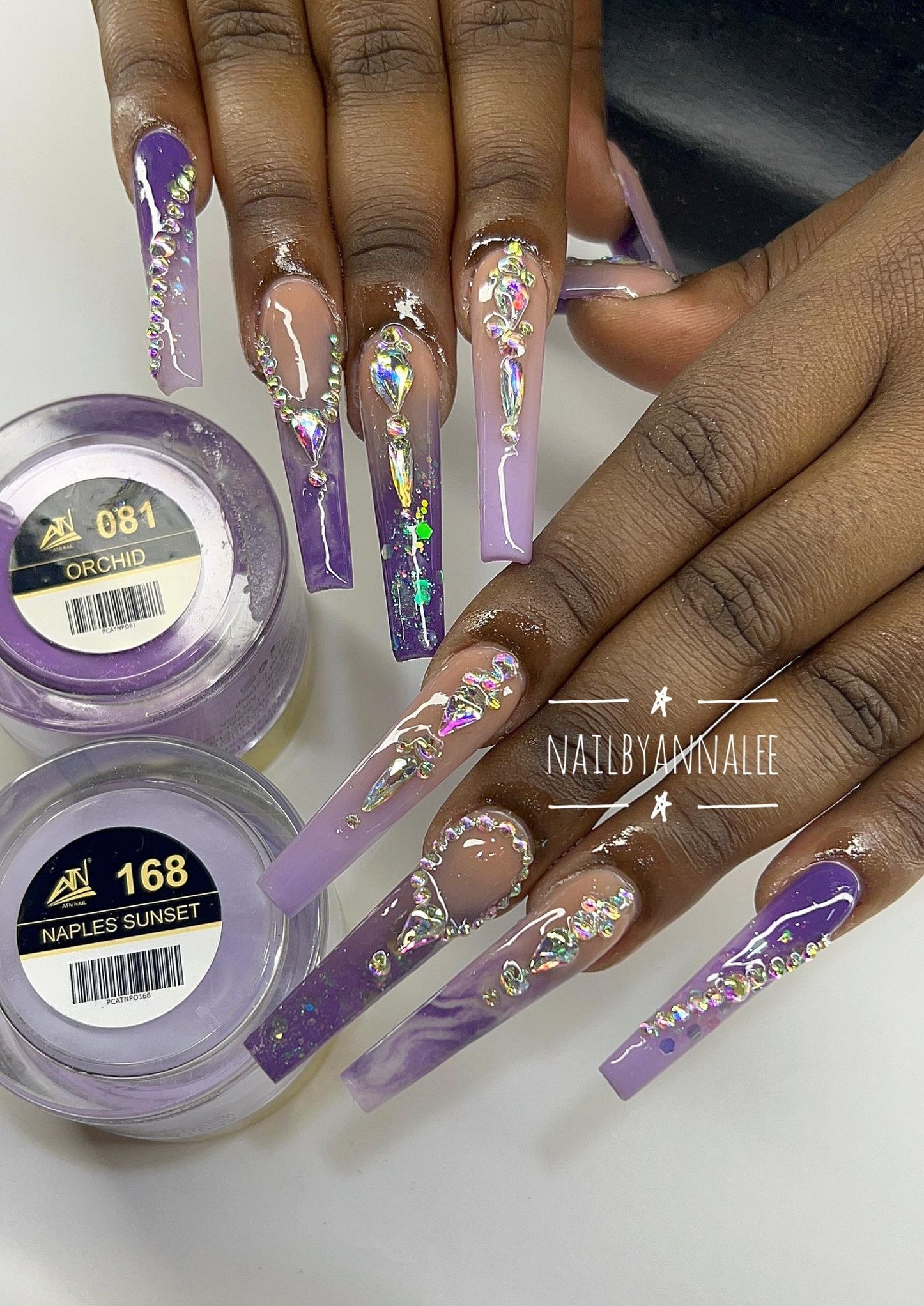 WHOLE LINE 200 COLORS TRIO 4 IN 1 MATCHING - ACRYLIC, DIPPING, OMBRE ...