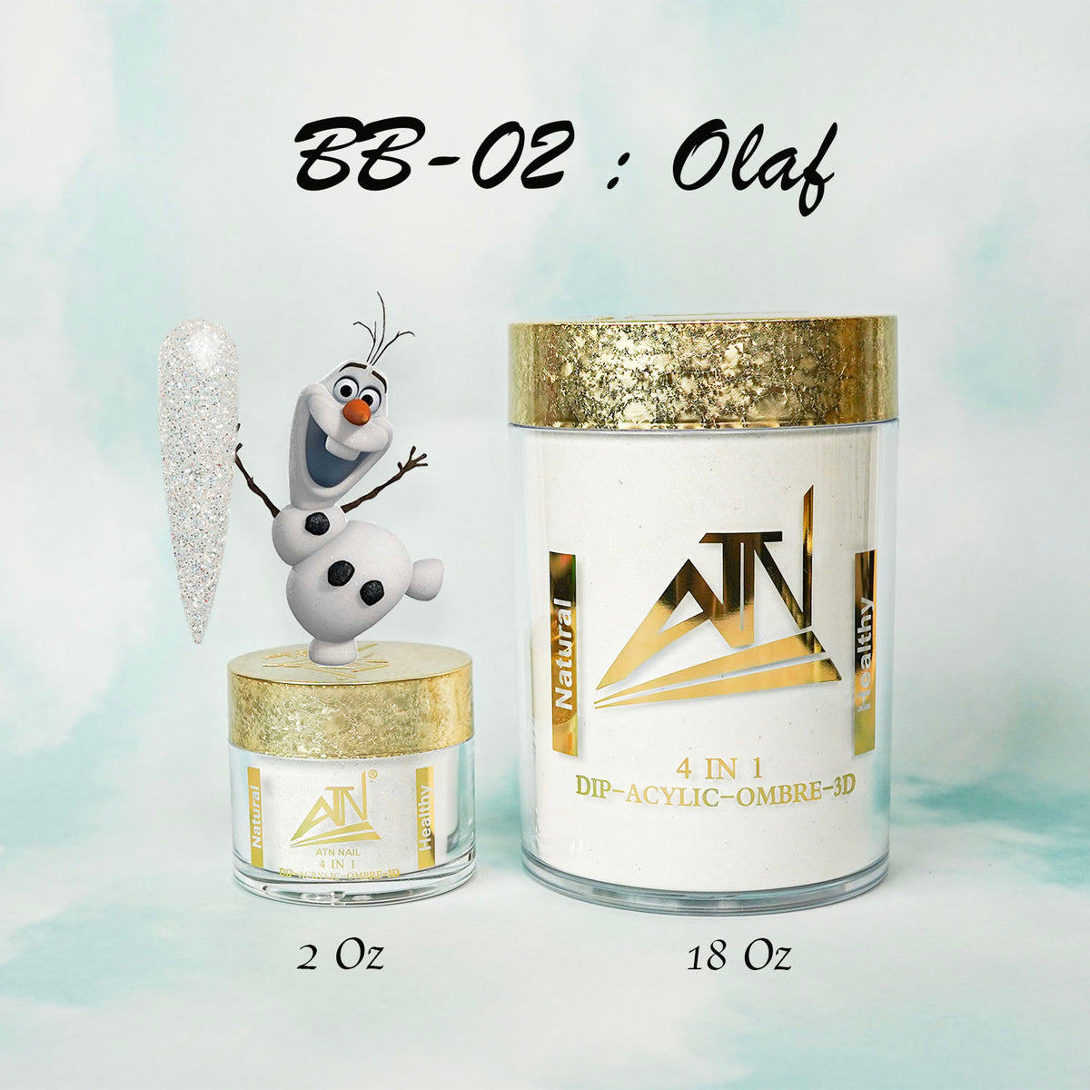 BARBIE CRYSTAL 02: OLAF - BEST SELLER — ATN Nail Supply