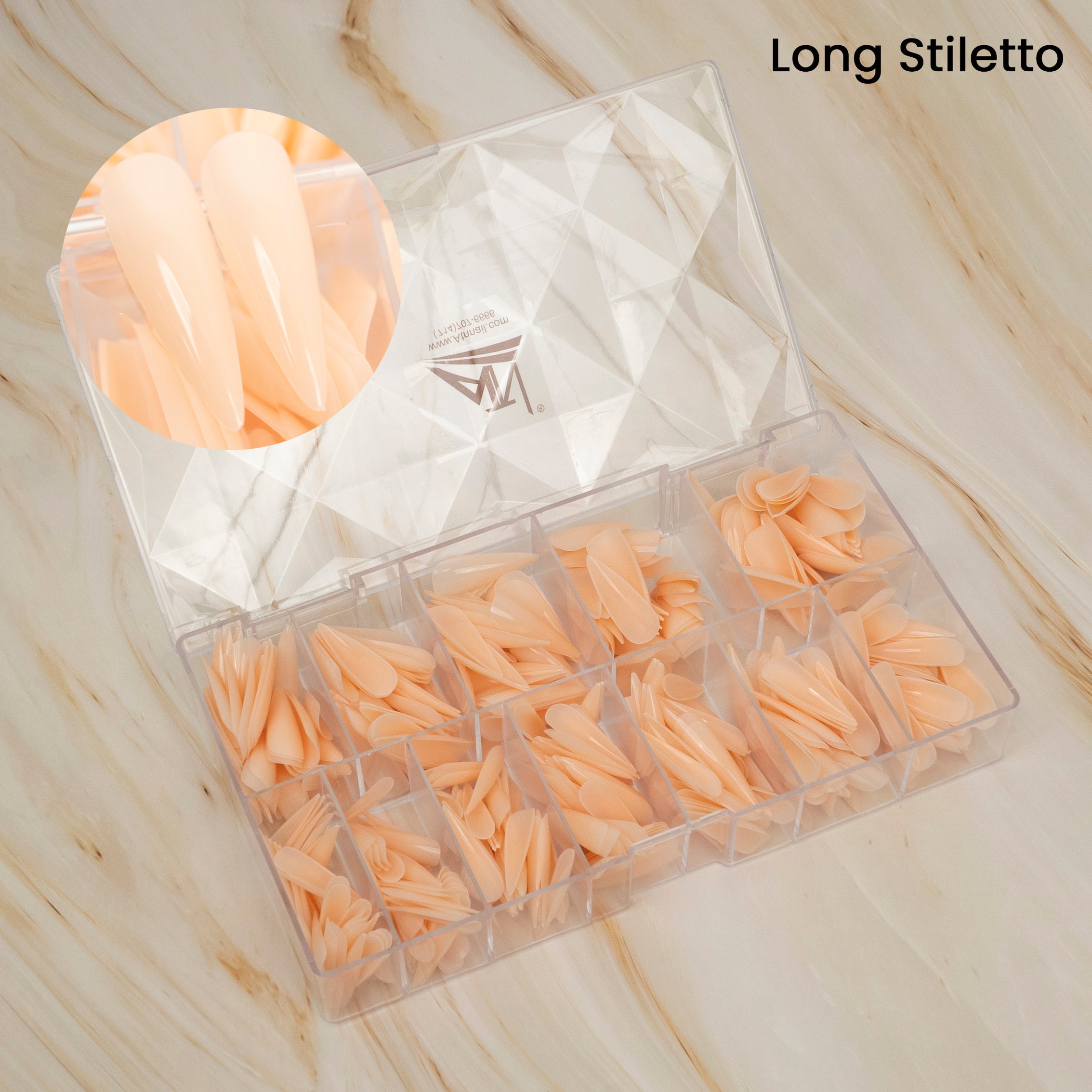 TIPS MÓNG ÚP GEL EXT (BOX) - COLORS TIP BOX — ATN Nail Supply